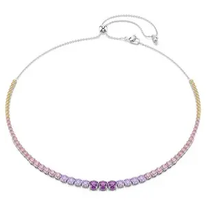 SWAROVSKI Swarovski Matrix Tennis Necklace Multicolored