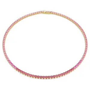 SWAROVSKI Matrix Tennis Necklace - Pink