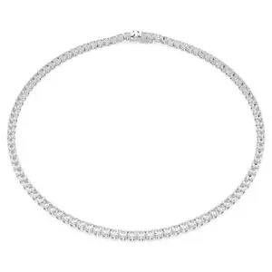SWAROVSKI Matrix Tennis Necklace With Zirconia - White