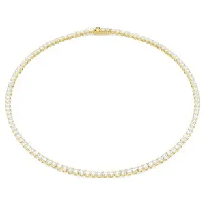 SWAROVSKI Matrix Tennis Necklace With Zirconia - White