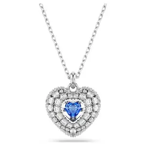 SWAROVSKI Idyllia Flower Pendant Necklace - Blue