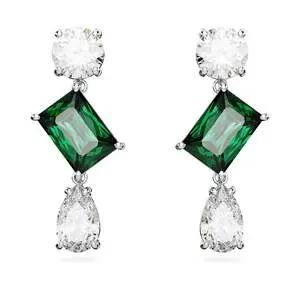 SWAROVSKI Mesmera Drop Earrings - Green