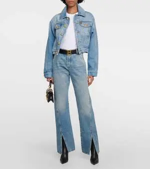 Balmain High-rise Straight Jeans