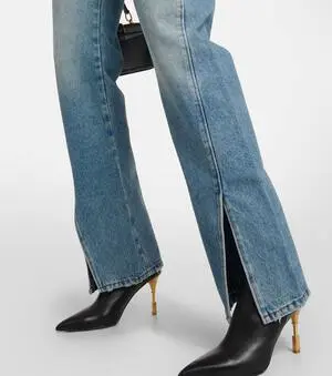 Balmain High-rise Straight Jeans