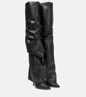 Alexandre Vauthier Draped Over-the-knee Boots