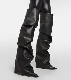 Alexandre Vauthier Grizzly Pointed Toe High Heel Boots