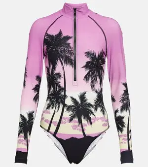 Palm Angels Sunset Printed Swimsuit
