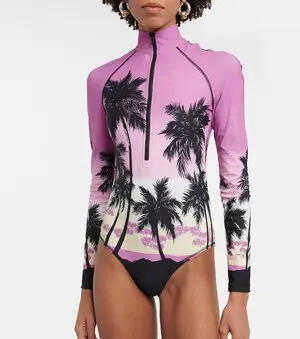 Palm Angels Sunset Printed Swimsuit