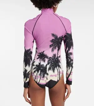 Palm Angels Sunset Printed Swimsuit