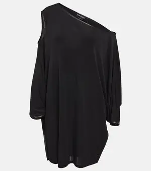 TOM FORD Draped Crêpe Jersey Minidress - Pink