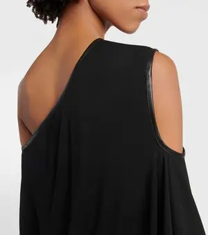 TOM FORD Draped Crêpe Jersey Minidress