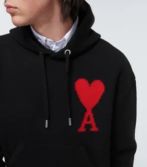 Ami De Coeur Virgin Wool Hoodie