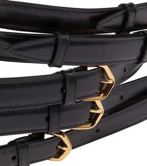 Alaïa Multi Slim Leather Belt