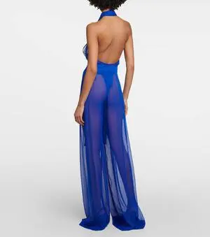LAQUAN SMITH Tie-neck Bodysuit