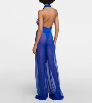 LAQUAN SMITH Tie-neck Bodysuit