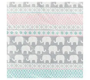 LUSH DECOR Elephant Sherpa Blanket