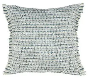 OX BAY TRADING CO. Ox Bay Interwoven Coastal Delight Fringed Throw Pillow - One-color