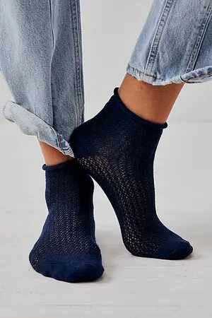 Free People Rony Roll Top Ankle Socks