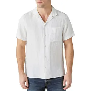 Lucky Brand Short Sleeve Button-up Shirt - Bright White