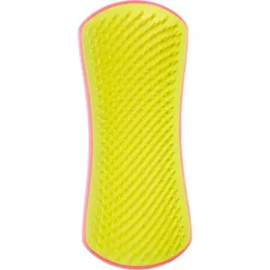 TANGLE TEEZER Detangling & De-shedding Dog Brush - Pink And Yellow