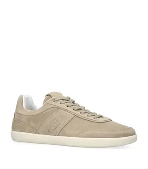 TOD'S Suede Tab Sneakers