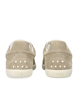 TOD'S Suede Tab Sneakers
