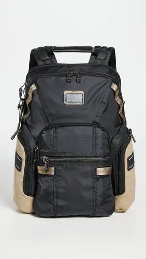Tumi Alpha Bravo Navigation Backpack - Midnight Navy/khaki