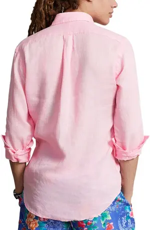 Polo Ralph Lauren Classic Fit Linen Button-down Shirt