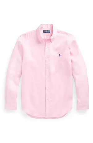 Polo Ralph Lauren Classic Fit Linen Button-down Shirt