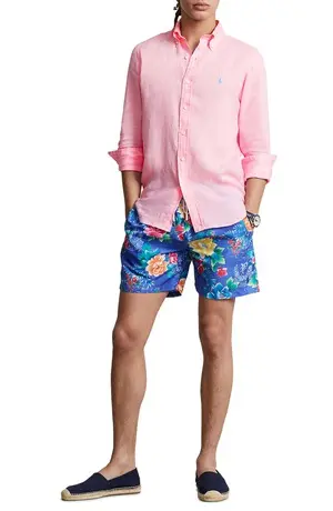 Polo Ralph Lauren Classic Fit Linen Button-down Shirt