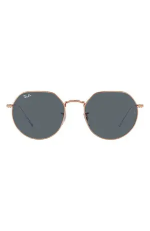 Ray-ban Ray-Ban 55mm Irregular Sunglasses Blue