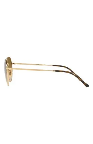 Ray-ban 55mm Irregular Sunglasses - Gold Flash