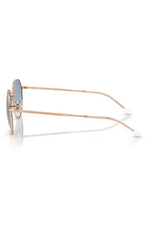 Ray-ban 55mm Irregular Sunglasses - Rose Gold