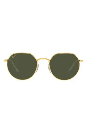 Ray-ban 55mm Irregular Sunglasses - Yellow