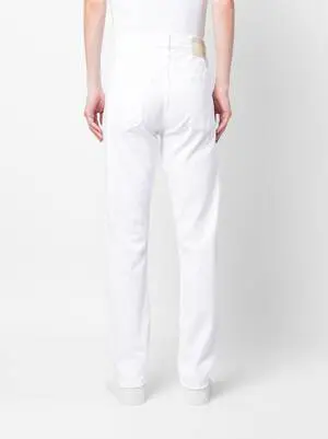 Ag Straight-leg Jeans - White