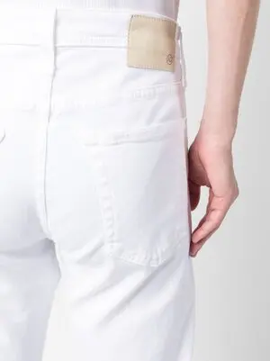 Ag Straight-leg Jeans - White