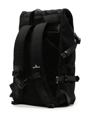 MAKAVELIC Multiple Pockets Logo-patch Backpack