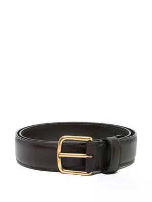 THE ROW Classic Leather Belt - Brown