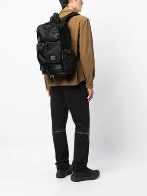 MAKAVELIC Multiple Zip-fastening Pockets Backpack