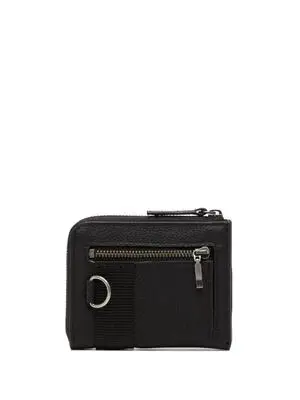 MAKAVELIC Square Logo-detail Leather Wallet