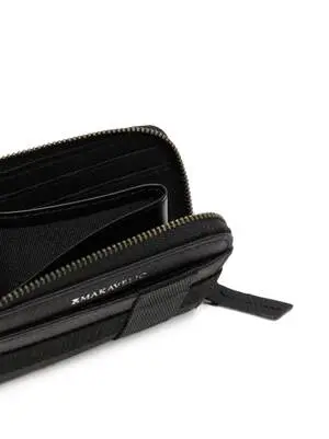 MAKAVELIC Square Logo-detail Leather Wallet