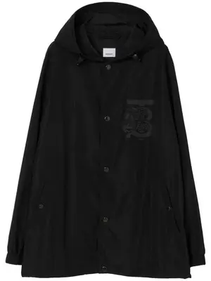 Burberry Logo-print Hooded Jacket