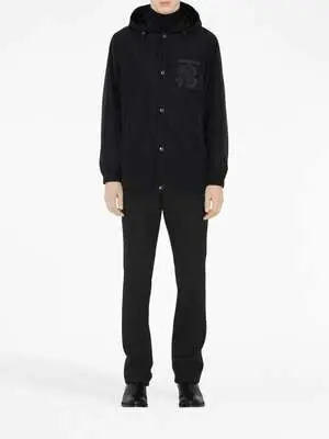 Burberry Logo-print Hooded Jacket