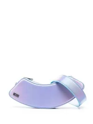 Gcds Comma Holographic Shoulder Bag - Purple