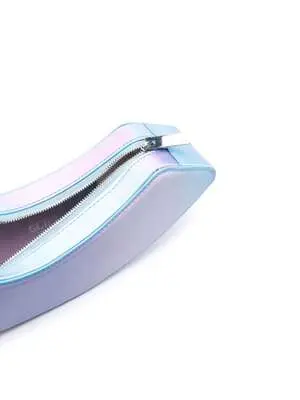 Gcds Comma Holographic Shoulder Bag - Purple