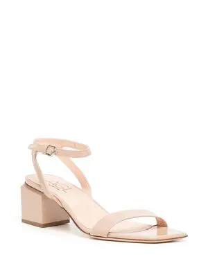 Agl Angie 60mm Leather Sandals - Neutrals