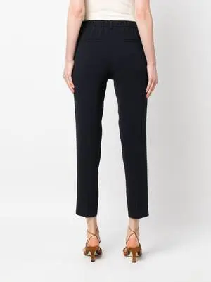 Alberto Biani Tapered Tailored Trousers - Blue