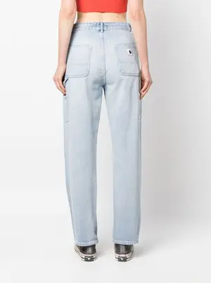 Carhartt Work In Progress Light Wash Straight Leg Jeans