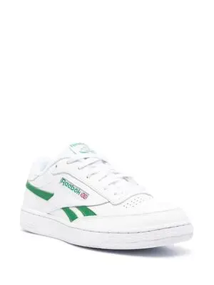 REEBOK Logo-patch Leather Low-top Sneakers