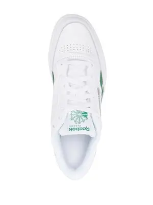 REEBOK Logo-patch Leather Low-top Sneakers